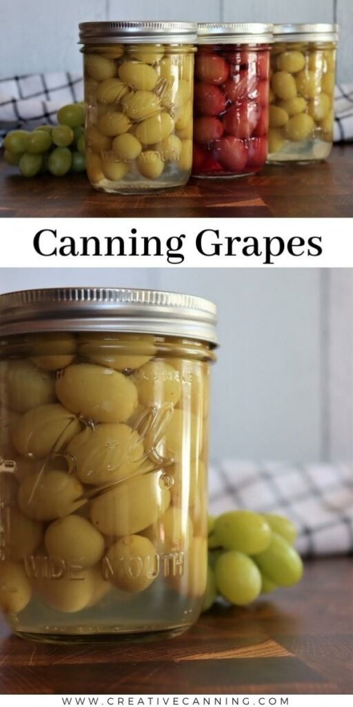 Canning Grapes - Creative Canning
