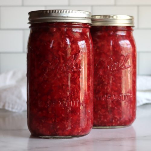 Canning Raspberry Pie Filling - Creative Canning