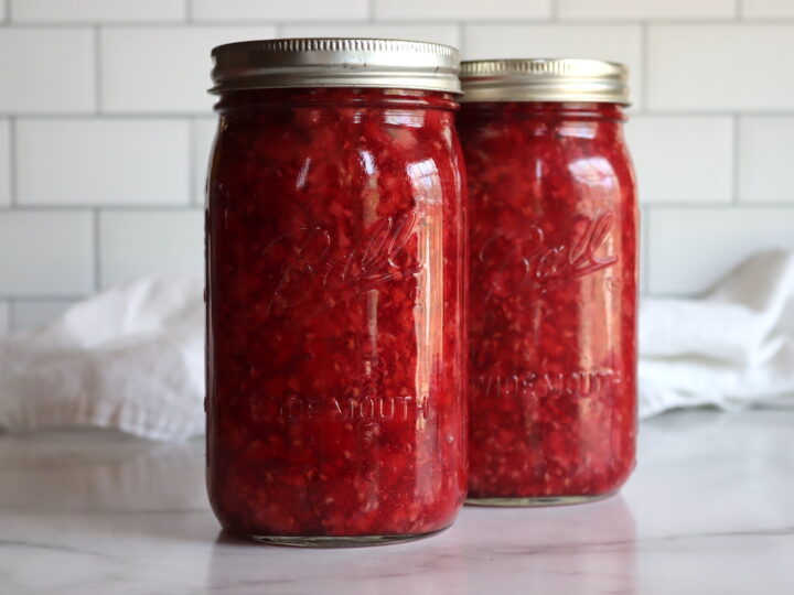 Seedless Raspberry Jam (No Added Pectin) - Creative Canning