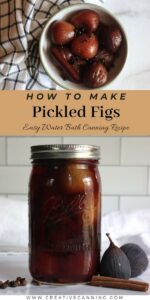 Pickled Figs - Creative Canning