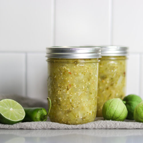 Salsa Verde (Tomatillo Salsa) - Creative Canning