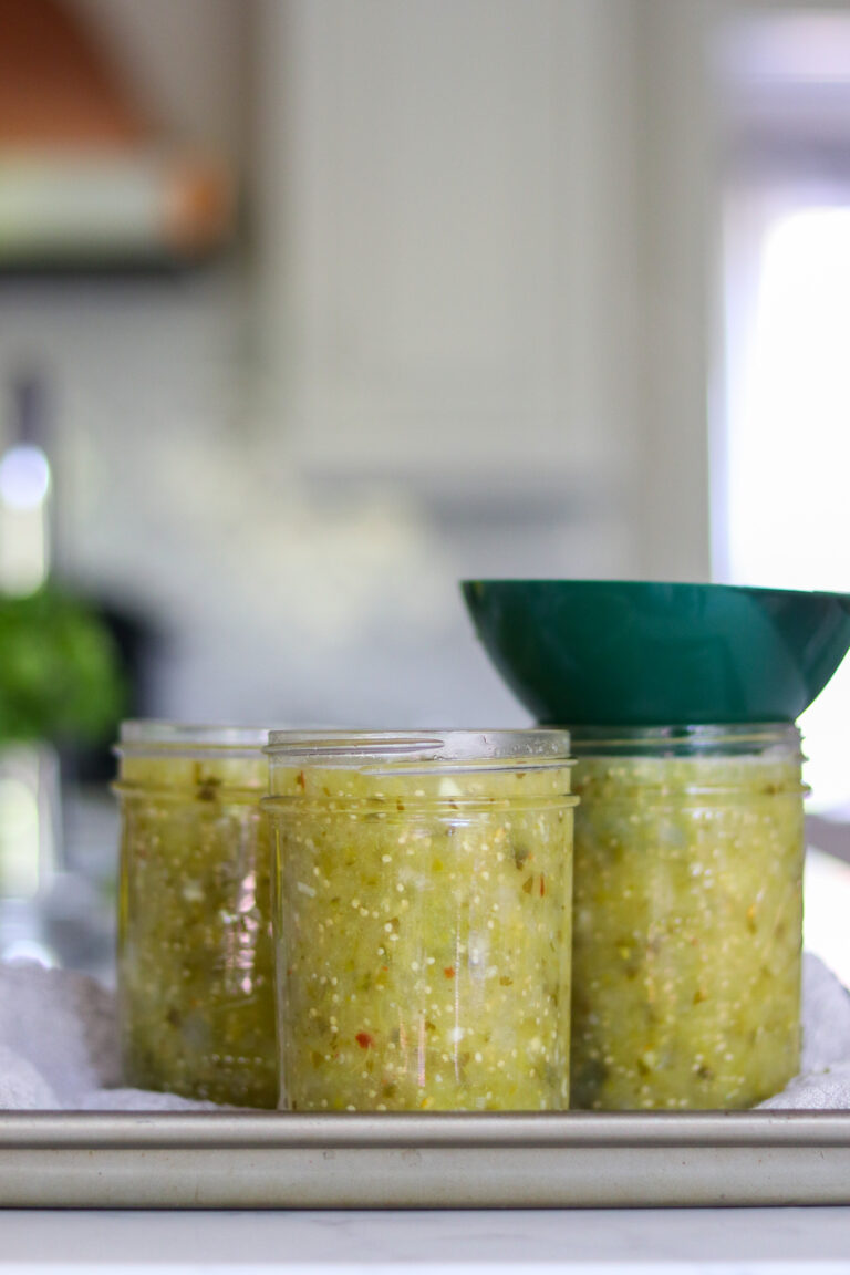 Salsa Verde (Tomatillo Salsa) - Creative Canning
