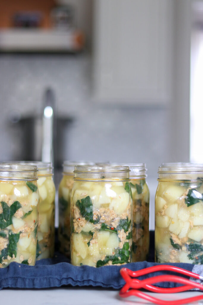 Canning Sausage Potato and Kale Soup (Copycat Zuppa Toscana) - Creative ...