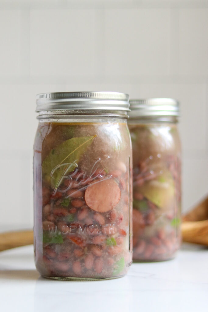 Canning Cajun Red Beans & Sausage - Creative Canning