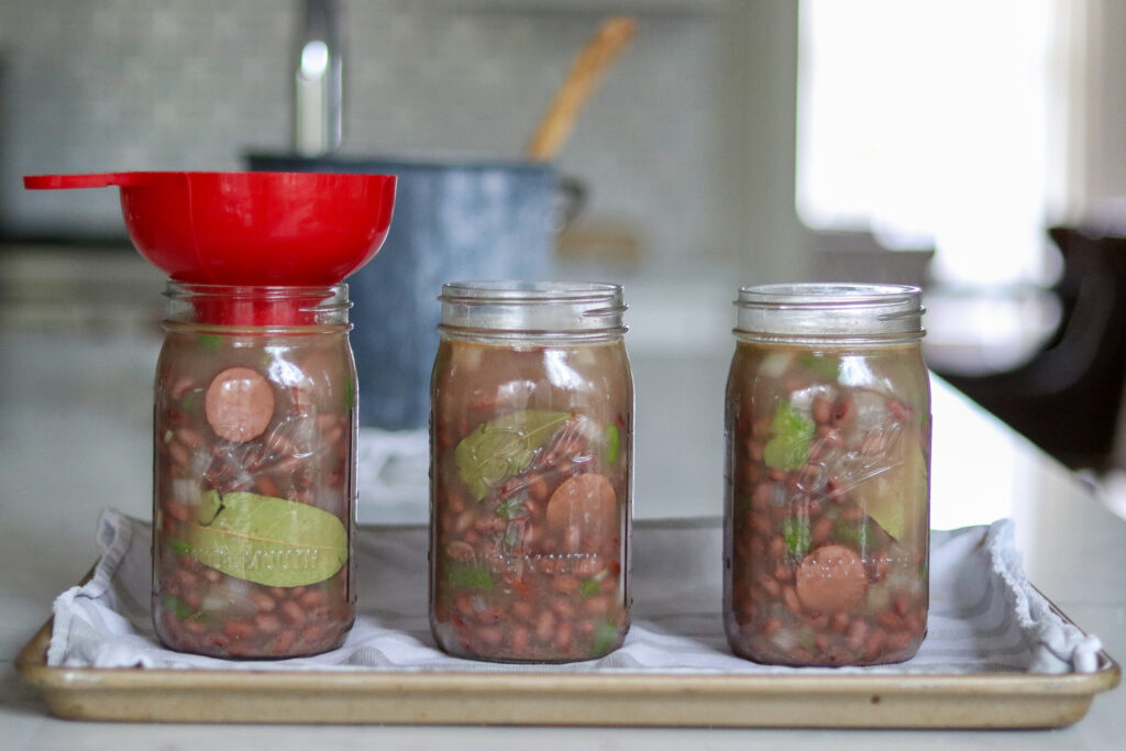 Canning Cajun Red Beans & Sausage - Creative Canning
