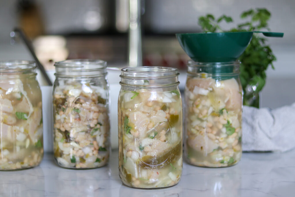 Canning Chicken Chili Verde - Creative Canning