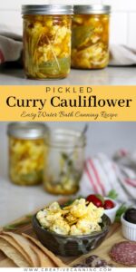 Pickled Cauliflower with Curry Spices - Creative Canning