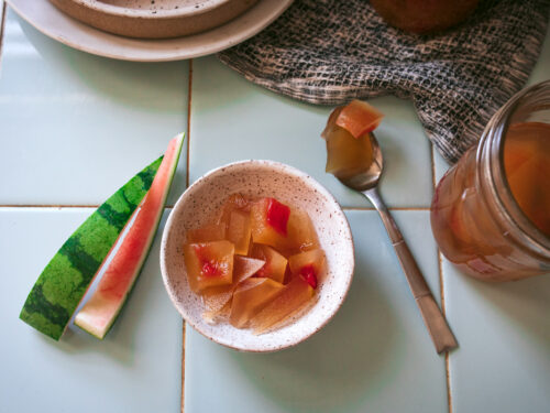 Watermelon Rind Preserves - Creative Canning