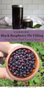 Canning Black Raspberry Pie Filling - Creative Canning