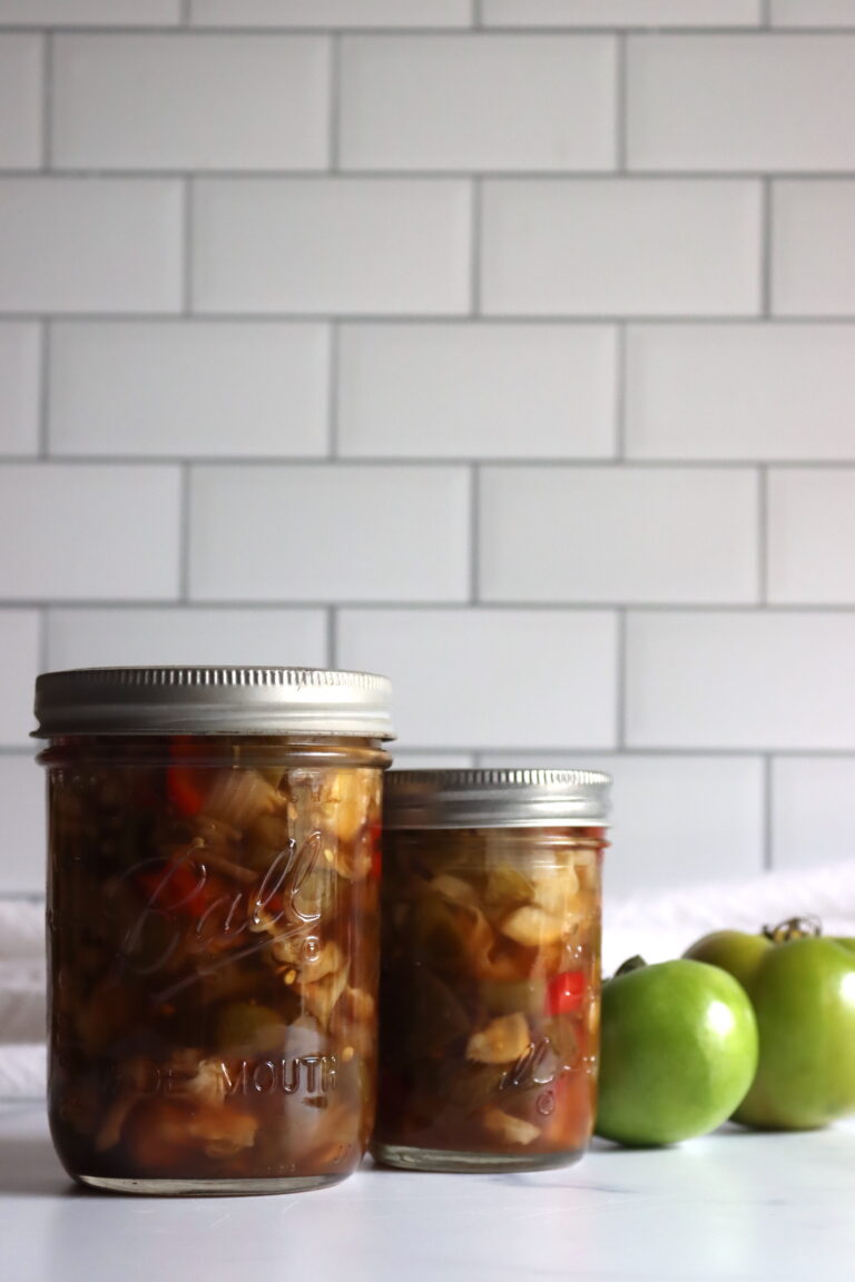 Green Tomato Piccalilli (New England Style) - Creative Canning