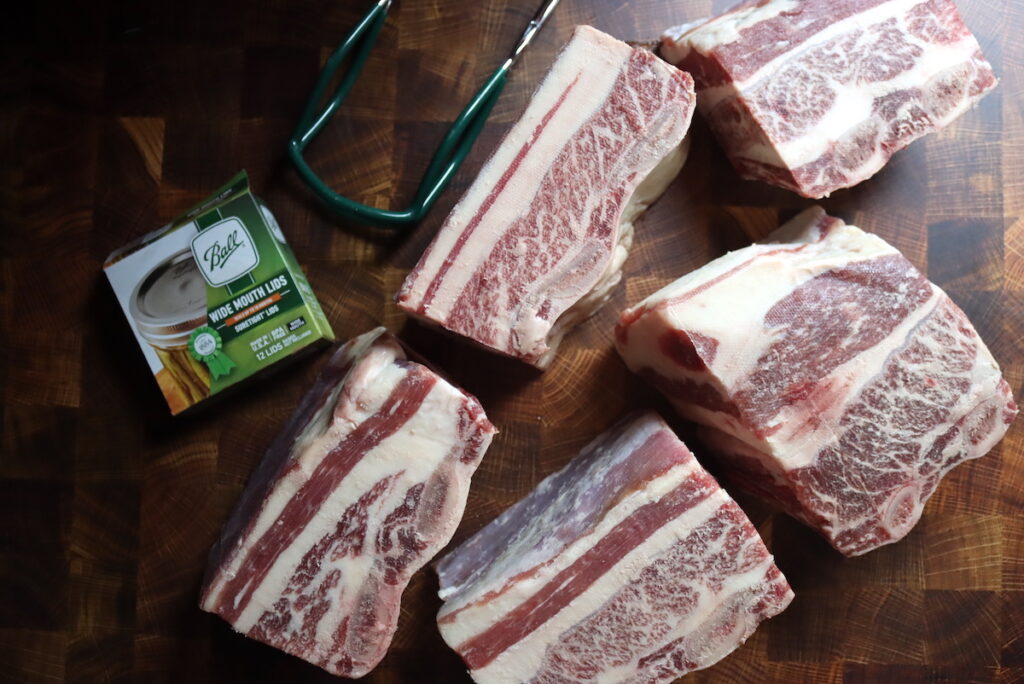 Canning Beef Short Ribs - Creative Canning