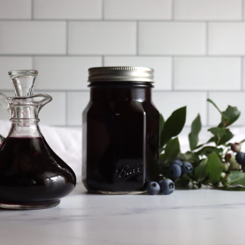 Blueberry Syrup - Creative Canning