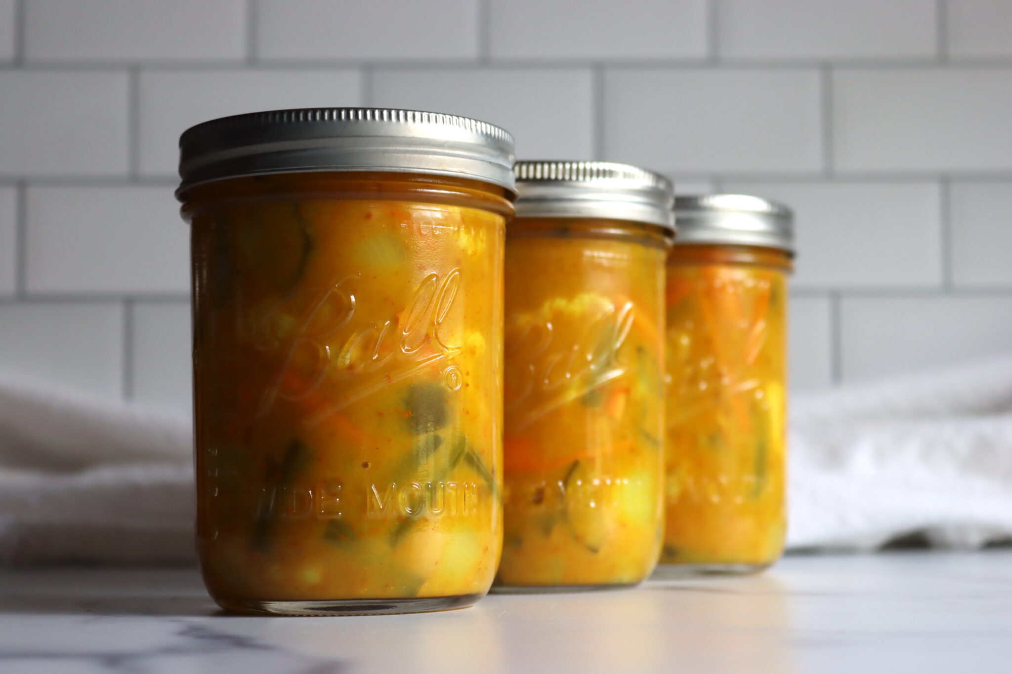 Piccalilli (English Style Mustard Pickles) - Creative Canning