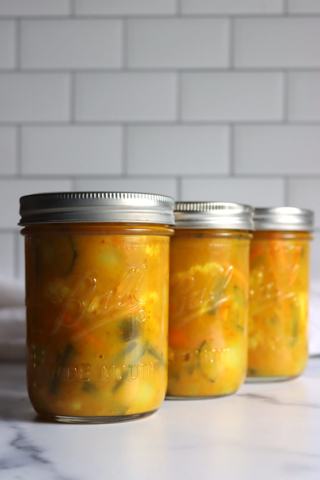 Piccalilli (English Style Mustard Pickles) - Creative Canning