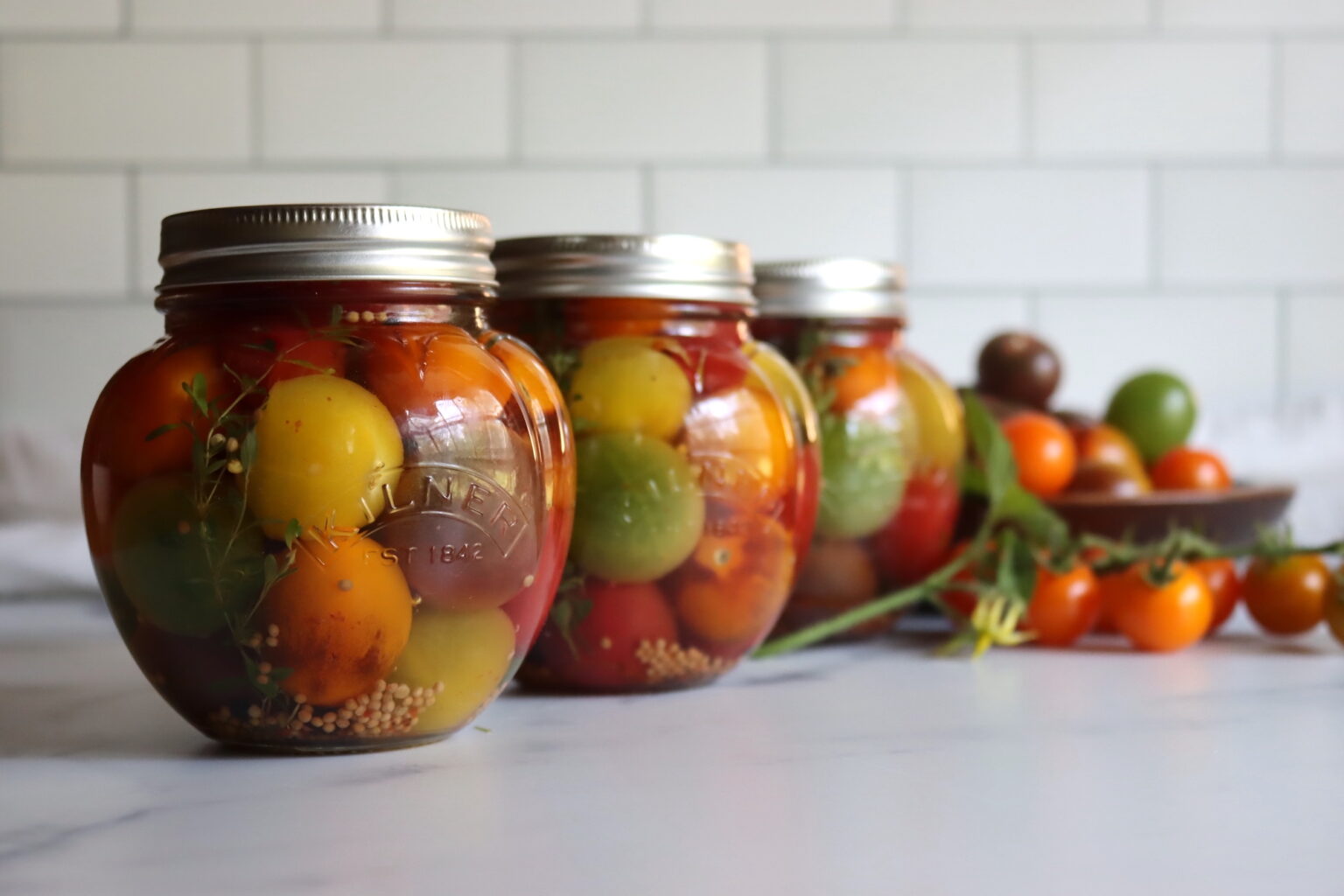 Pickled Cherry Tomatoes - Creative Canning