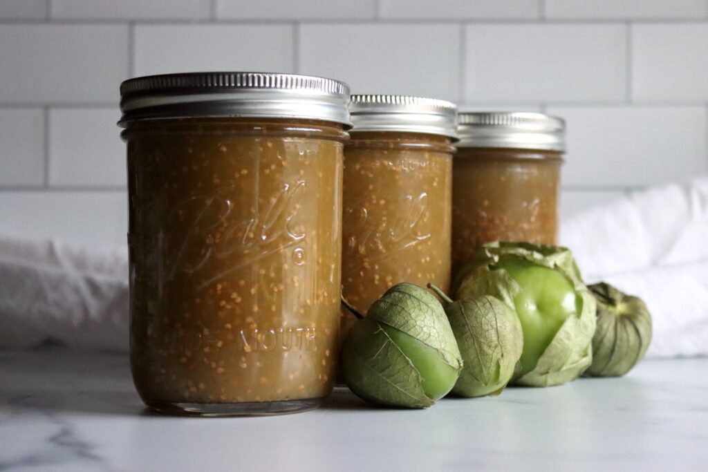 Canning Tomatillo Sauce (Enchilada Sauce or Simmer Sauce) - Creative ...