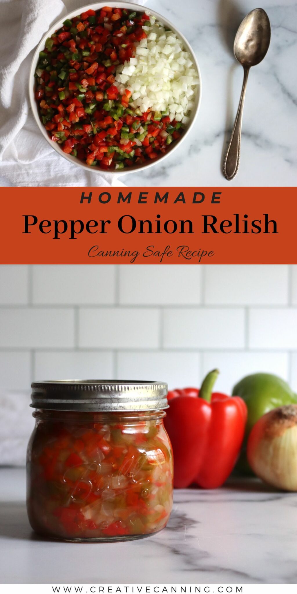 Pepper Onion Relish - Creative Canning