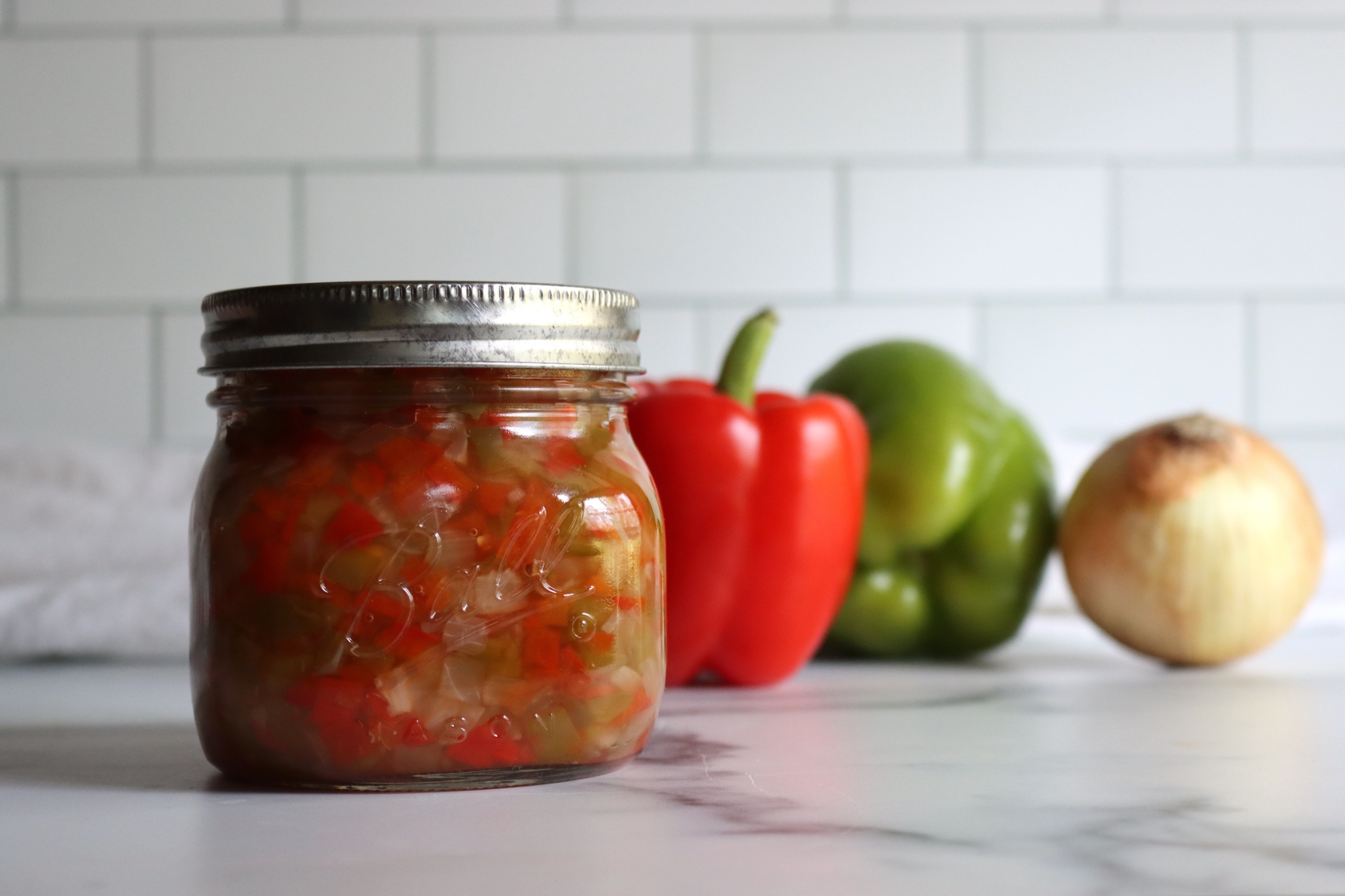 Pepper Onion Relish - Creative Canning