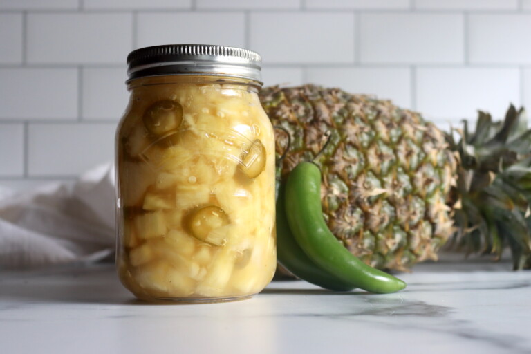 Spicy Pickled Pineapple - Creative Canning