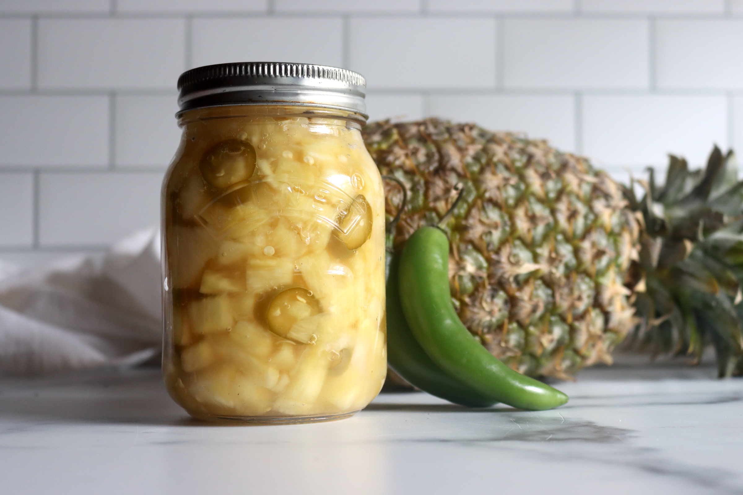 Spicy Pickled Pineapple - Creative Canning