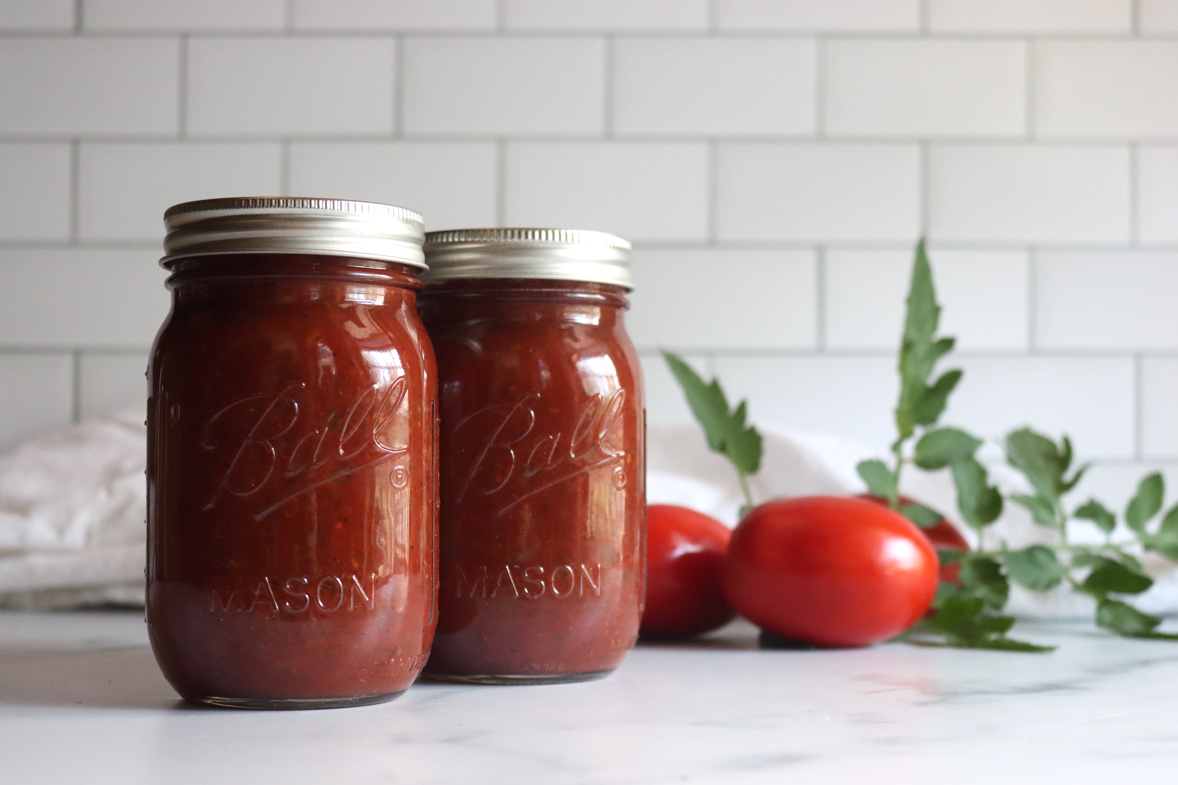 Roasted Marinara Sauce (Waterbath Canning Recipe) - Creative Canning