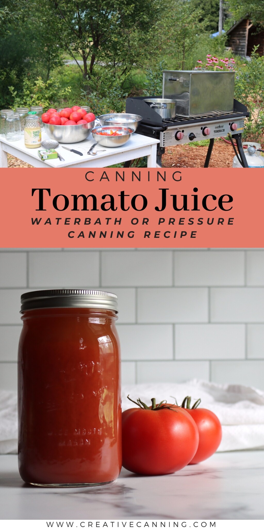 Canning Tomato Juice - Creative Canning