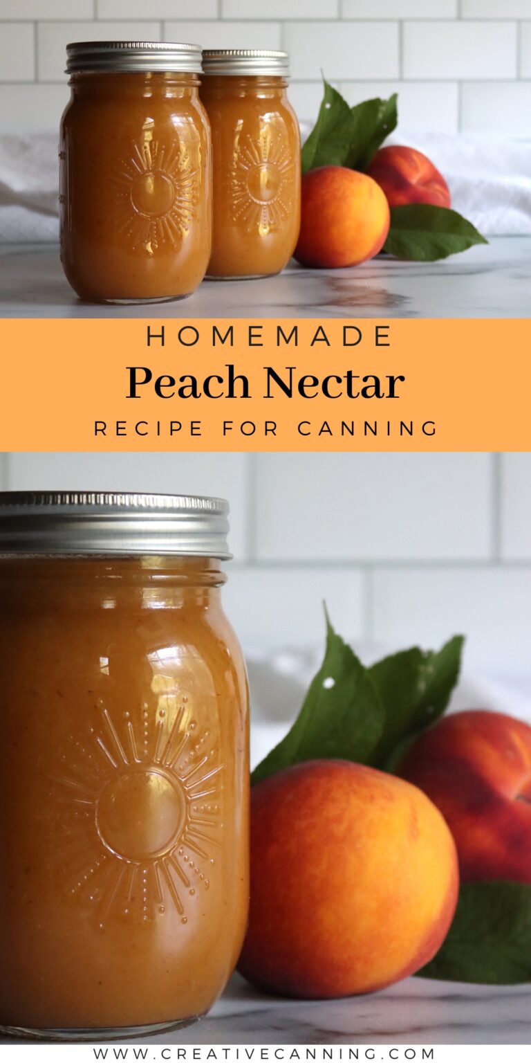 Peach Nectar - Creative Canning