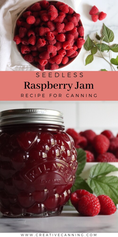 Seedless Raspberry Jam (No Added Pectin) - Creative Canning